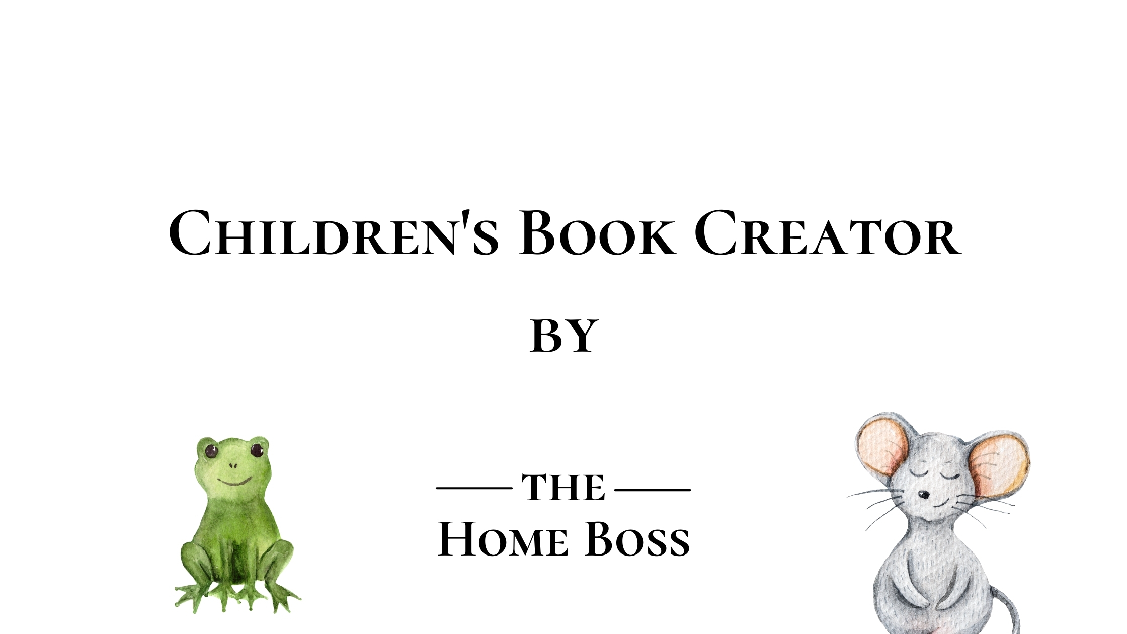 Children's Book Creator